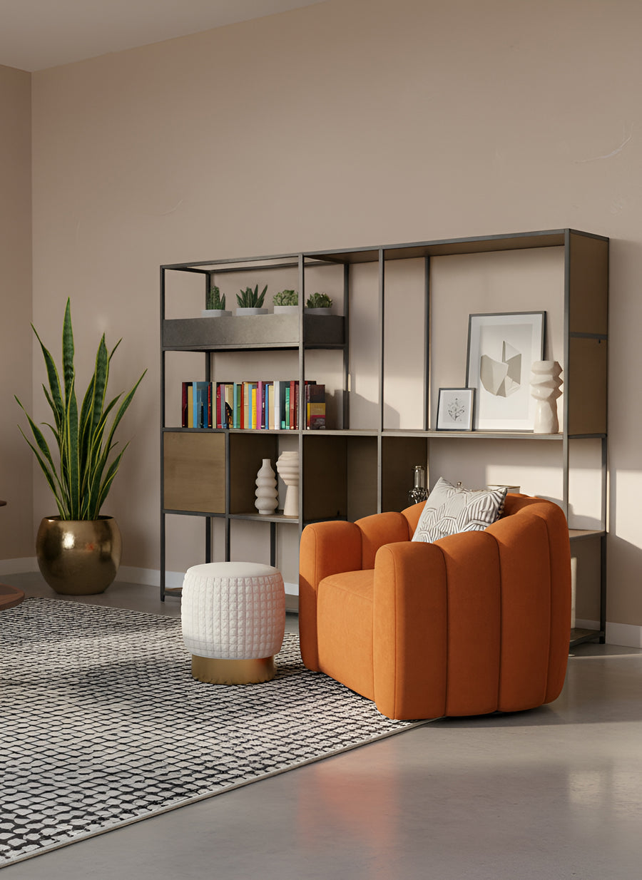 Baysdale | Modular Feature Shelving With Cupboards And Planters | Shelved
