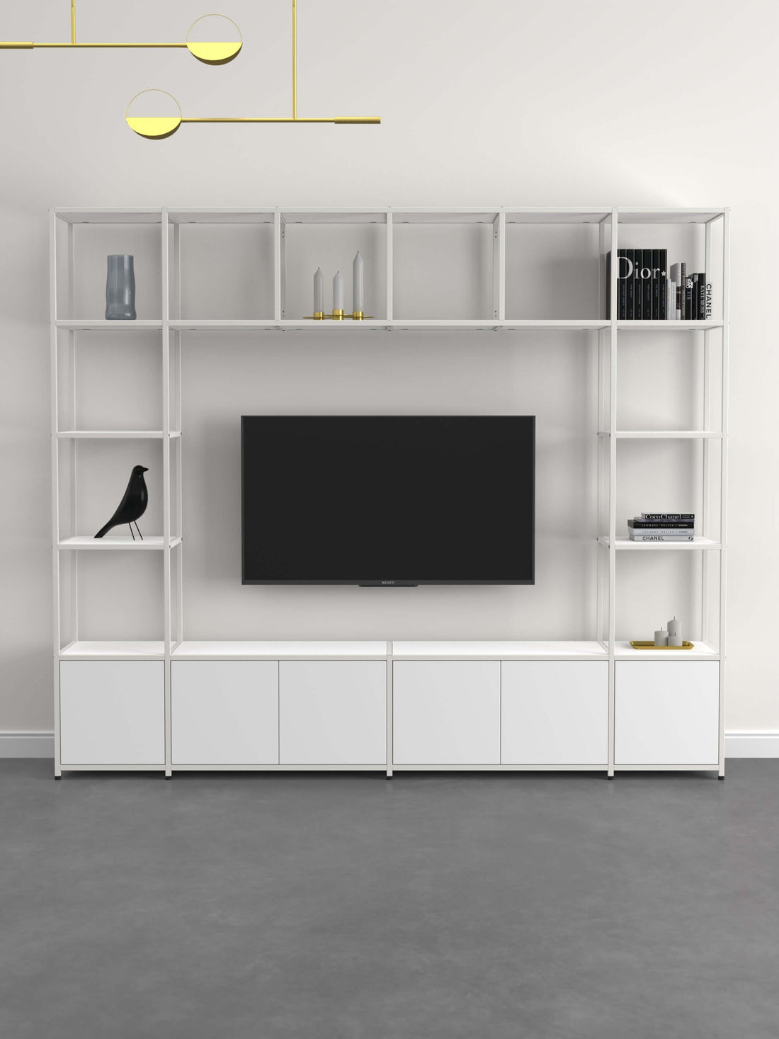 Pockley | Modular TV Unit with Storage | Shelved