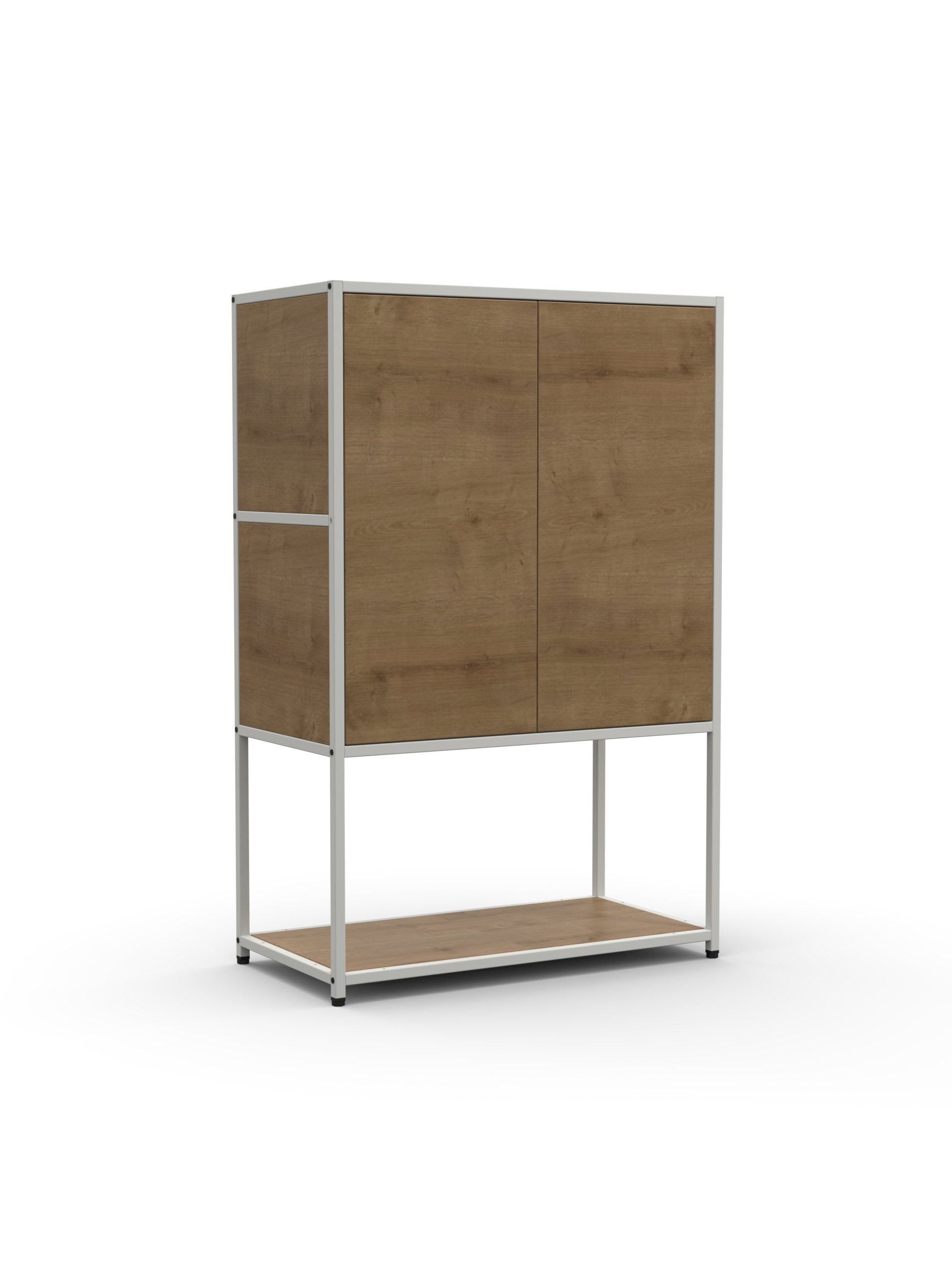 Duncombe | Modular Cabinet With Tall Cupboard And A Shelf | Shelved