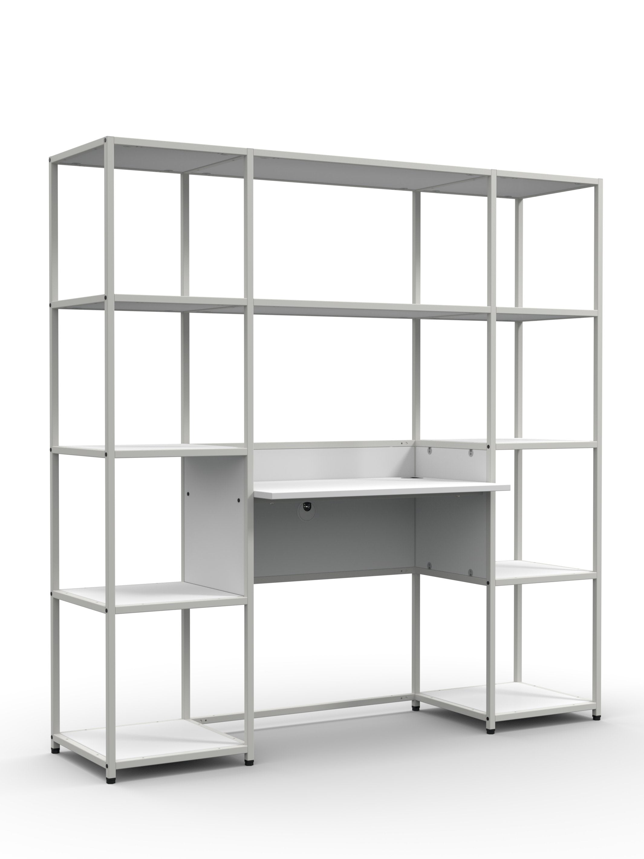 Urra | Modular Desk With Wide Shelves | Shelved